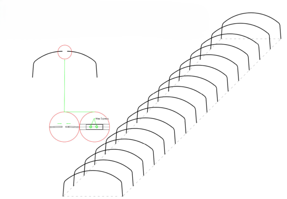 Allpro Greenhouse Arch Pole (A) | Absolute Trade Supplies